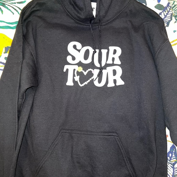 Tops | Brand New Olivia Rodrigo Sour Tour Merch Hoodie | Poshmark